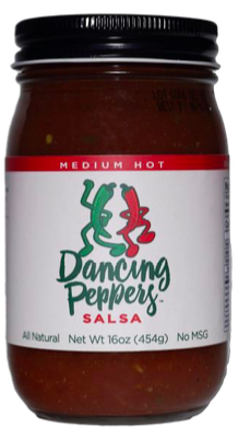 Dancing Peppers Medium Hot Salsa | Vegefood